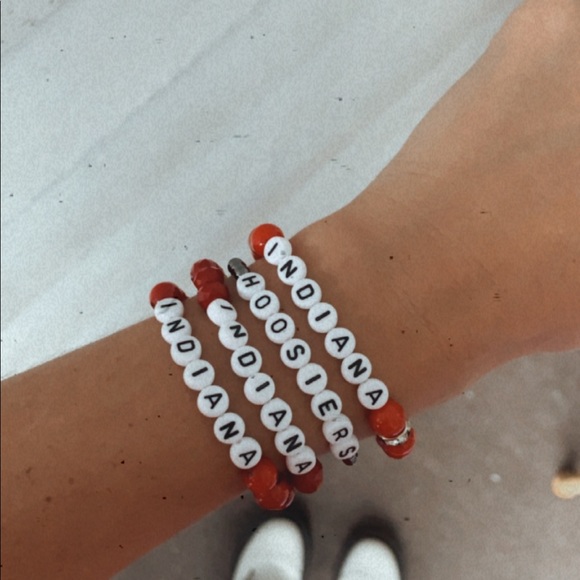 Jewelry | Indiana Hoosier Bracelet | Poshmark